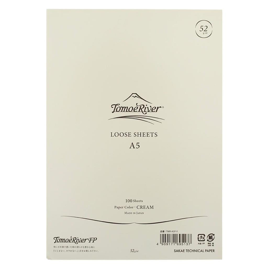 Tomoe River Loose Sheets Plain A5 Cream 52 g m2