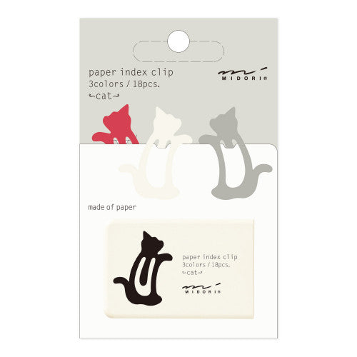 Midori Index Clips Cat – Bartrums & Co Ltd