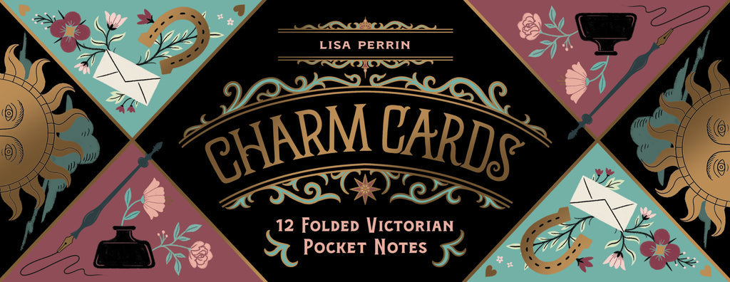 Luck, Love & Dreams Charm Cards, 12 Folded Victorian Pocket Notes ...