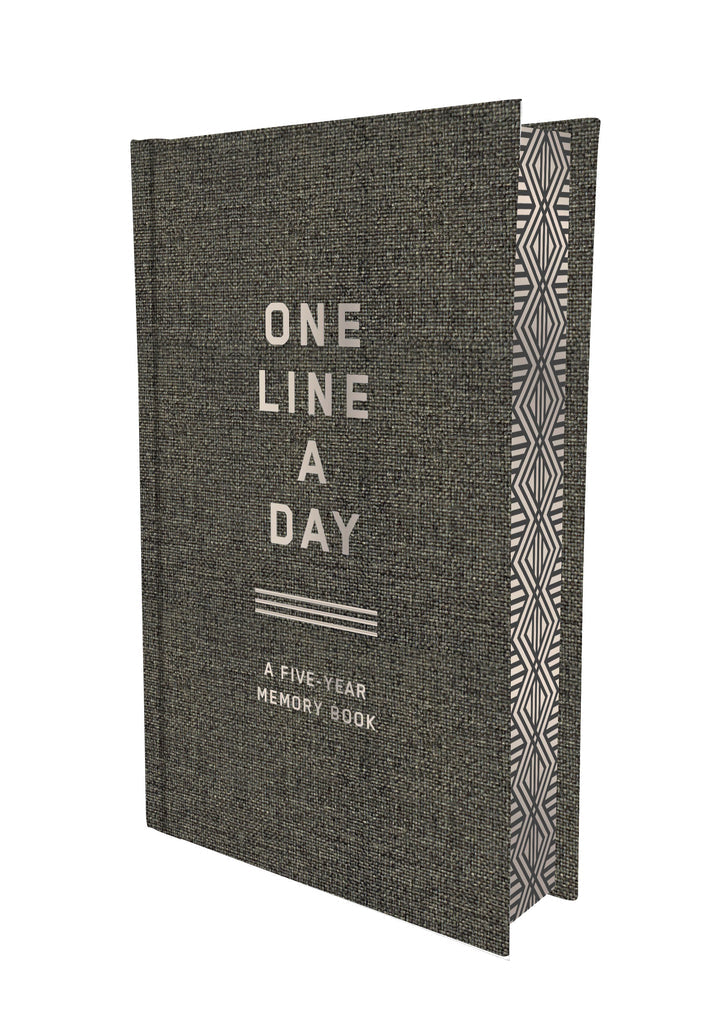 Charcoal Canvas One Line a Day, A Five-Year Memory Book – Bartrums & Co Ltd