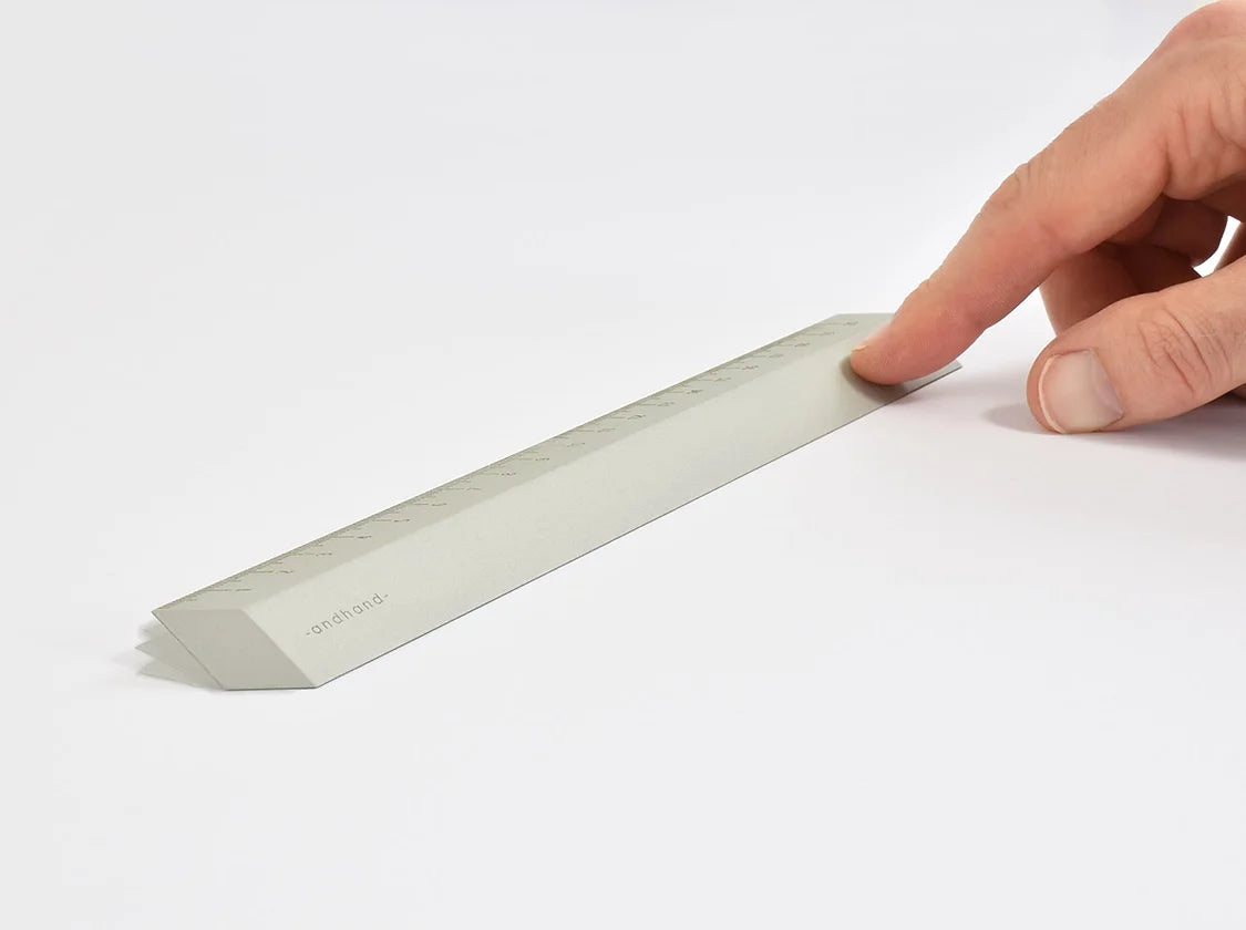 -andhand- Illusion Ruler, Silver Lustre – Bartrums & Co Ltd