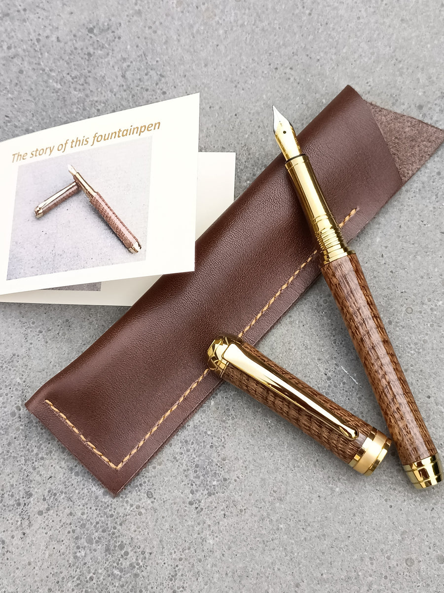 Hand Made Welsh Oak Fountain Pen – Bartrums & Co Ltd